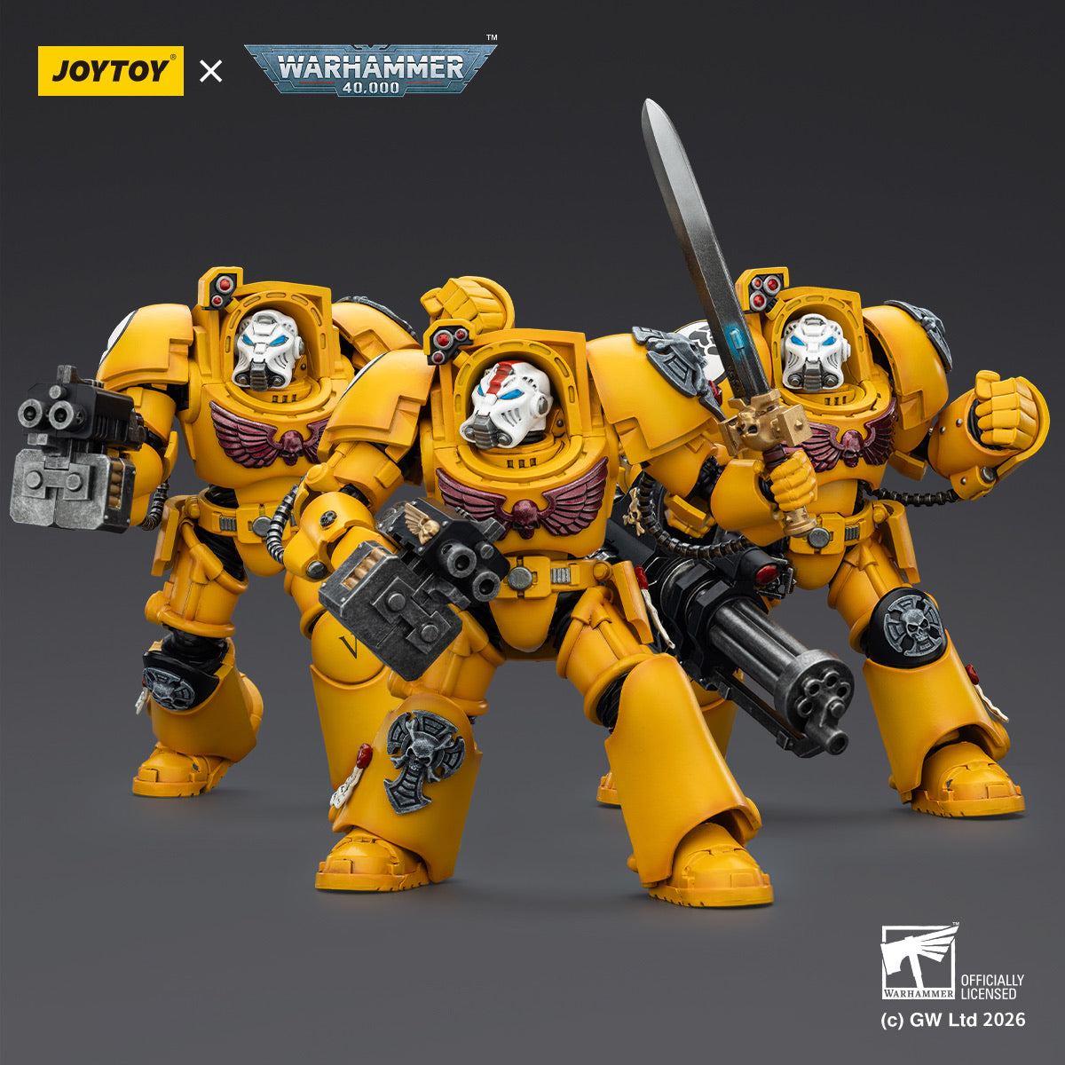 JoyToy Warhammer 40K Imperial Fists Terminators – David Toys