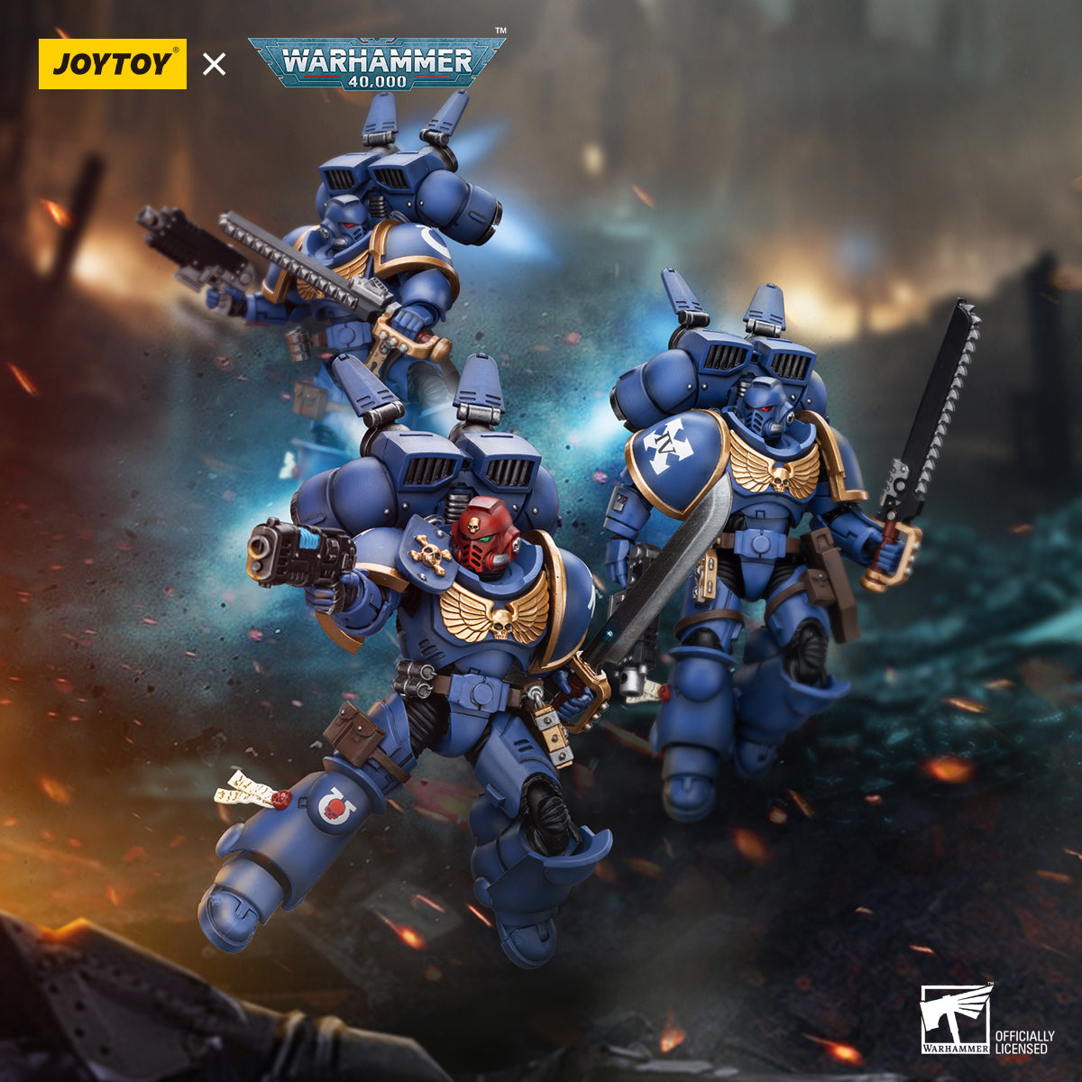 JoyToy Warhammer 40K Ultramarines Jump Pack Intercessors – David Toys