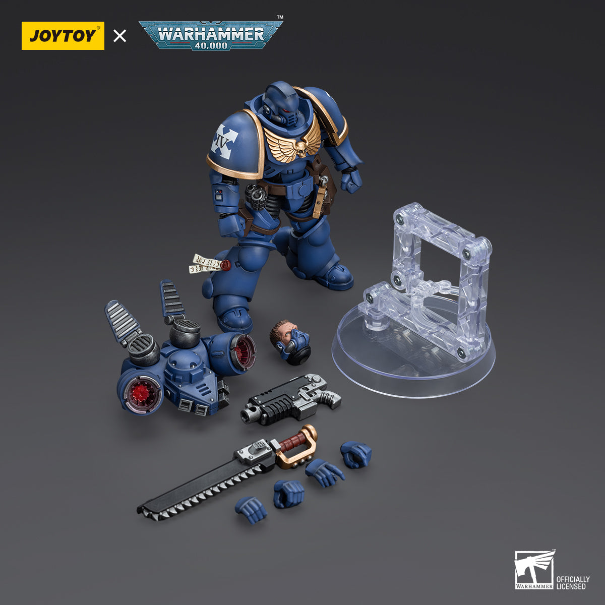 JoyToy Warhammer 40K Ultramarines Jump Pack Intercessors – David Toys