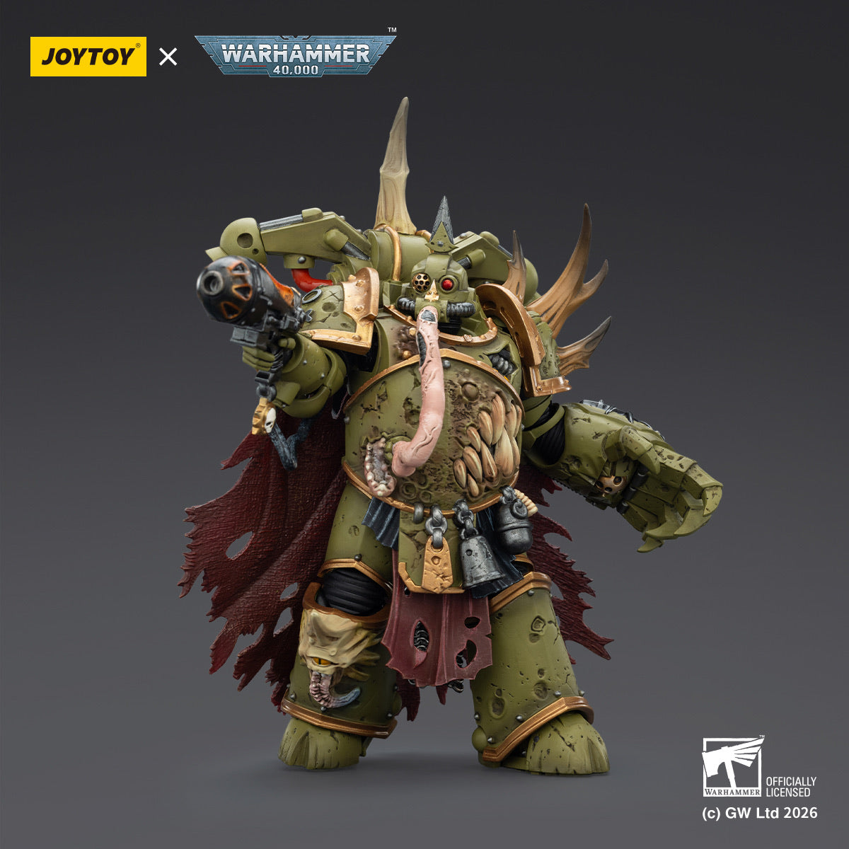 JoyToy Warhammer 40K Death Guard Plague Marine Champion and Marine ...