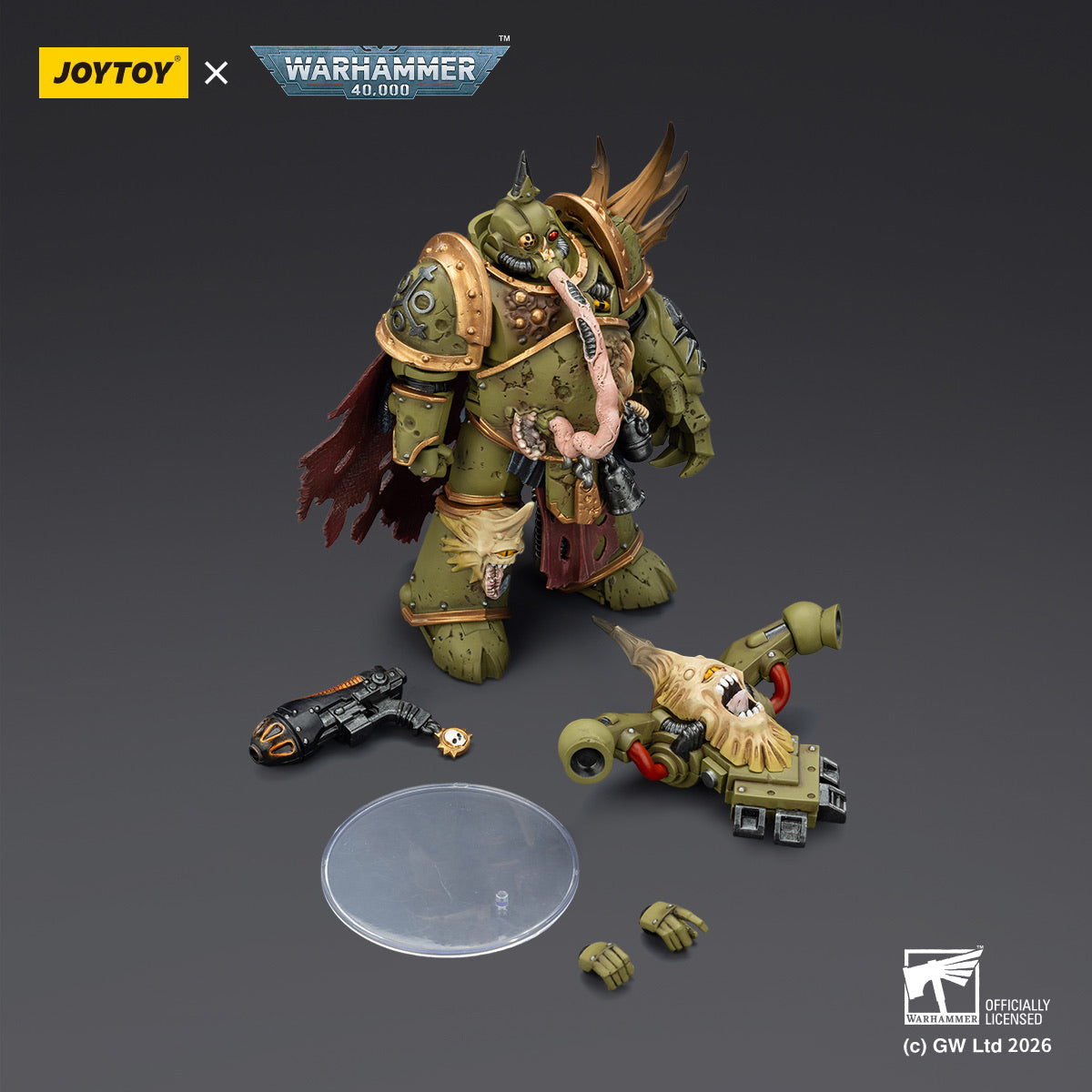JoyToy Warhammer 40K Death Guard Plague Marine Champion and Marine ...