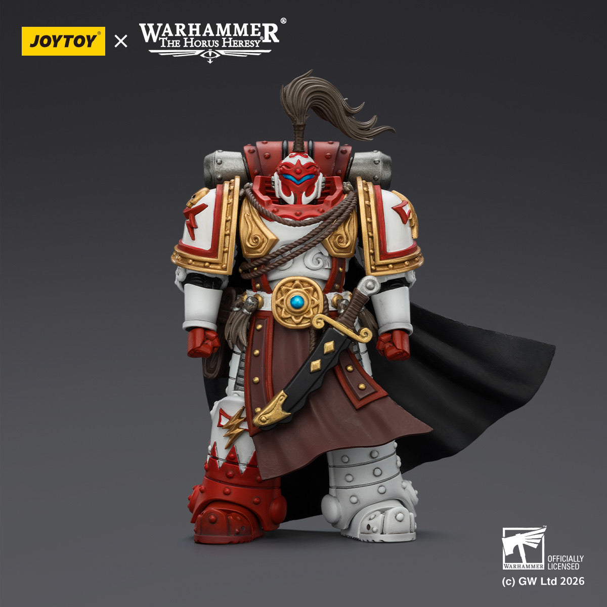 JoyToy Warhammer White Scars Hibou Khan, Seeker of Atonement – David Toys