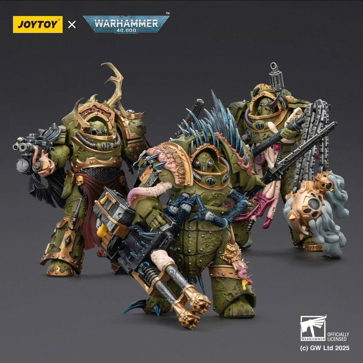 JoyToy Warhammer 40K Death Guard Blightlord Terminators and Plague Mar ...