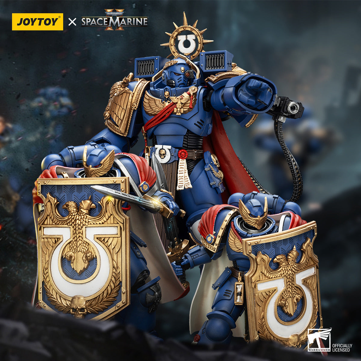 JoyToy Warhammer Space Marine 2 Marneus Calgar & Victrix Honour Guard ...
