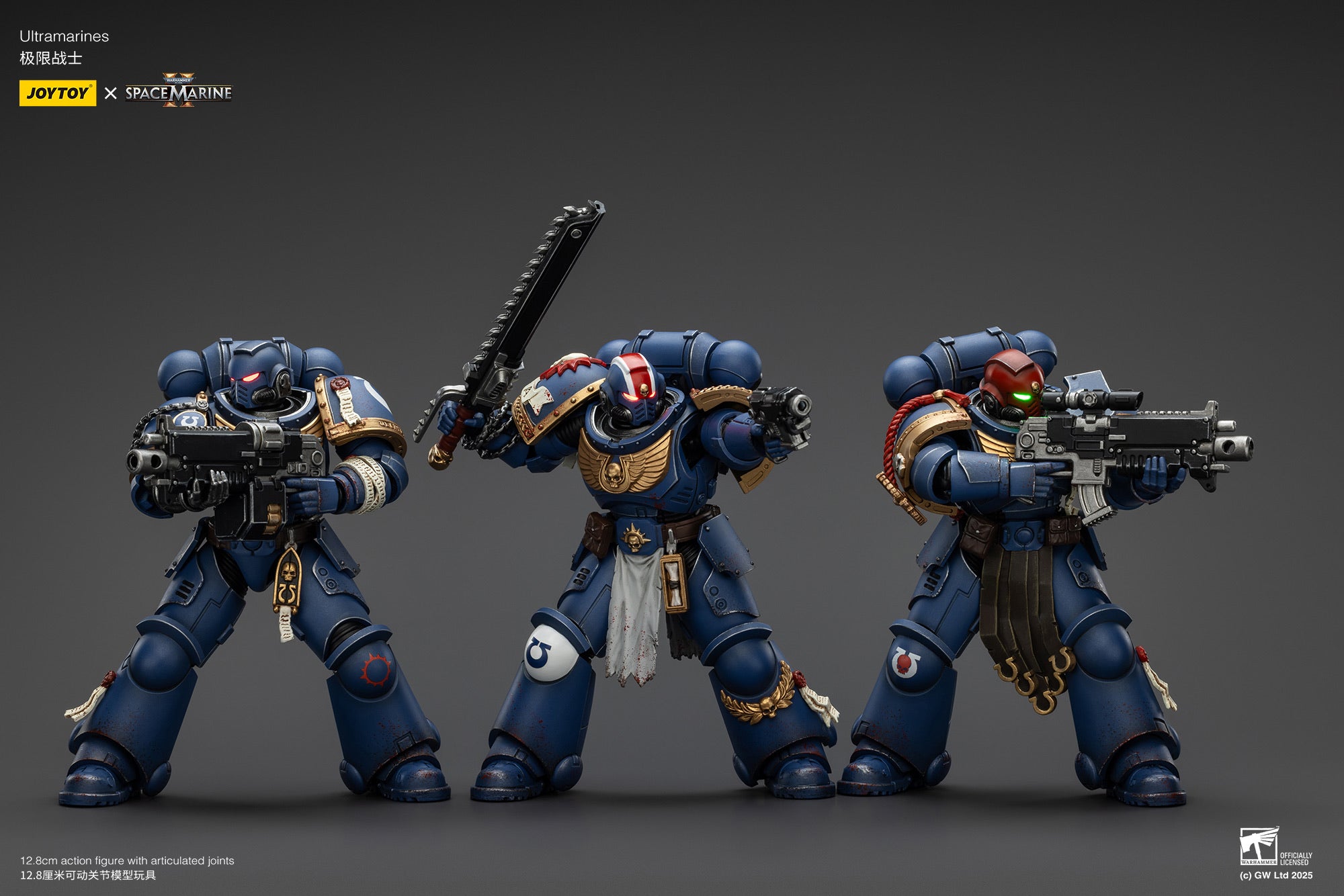 JoyToy Warhammer 40K Space Marine 2 Ultramarines Squad Collectors Edit ...