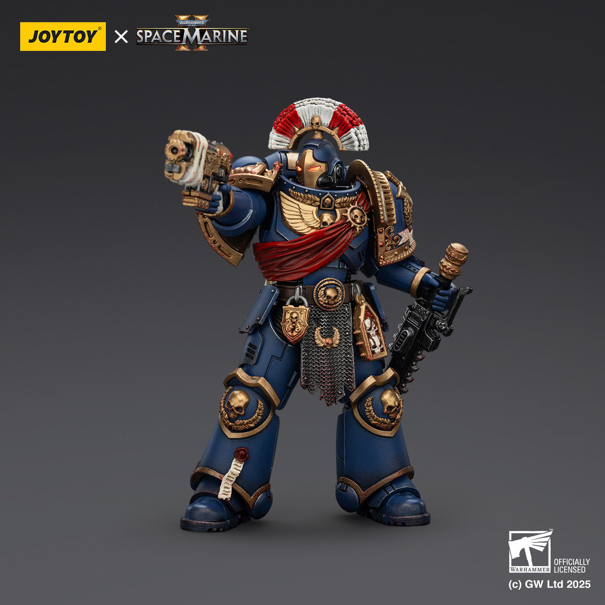 JoyToy Warhammer 40K Space Marine 2 Ultramarines Relic Secundus Armour ...