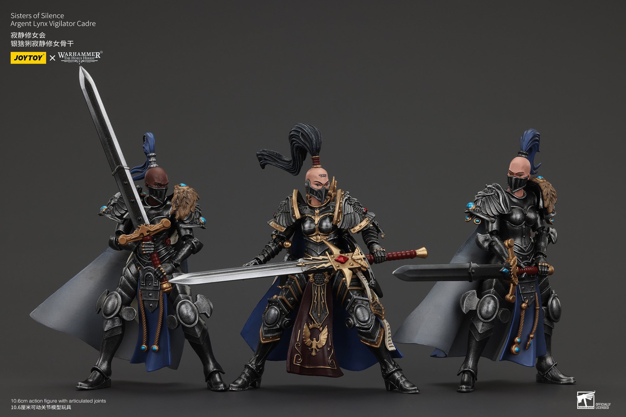 JoyToy Warhammer Sisters of Silence Argent Lynx Vigilator Cadre – David ...