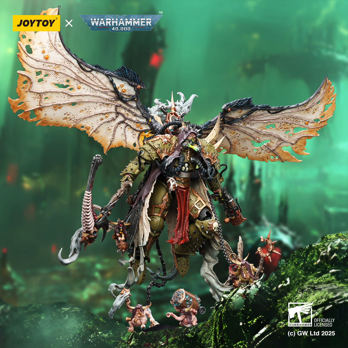 JoyToy Warhammer 40K Mortarion Daemon Primarch of Nurgle – David Toys