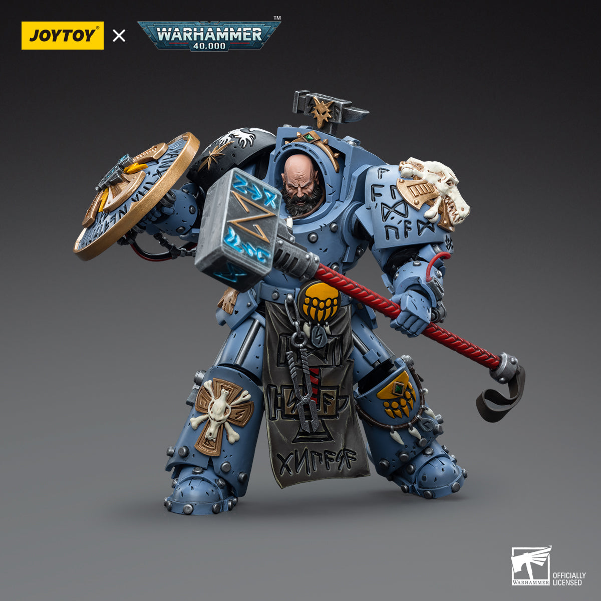 JoyToy 1/18 Warhammer 40K Space Wolves Arjac Rockfist – David Toys