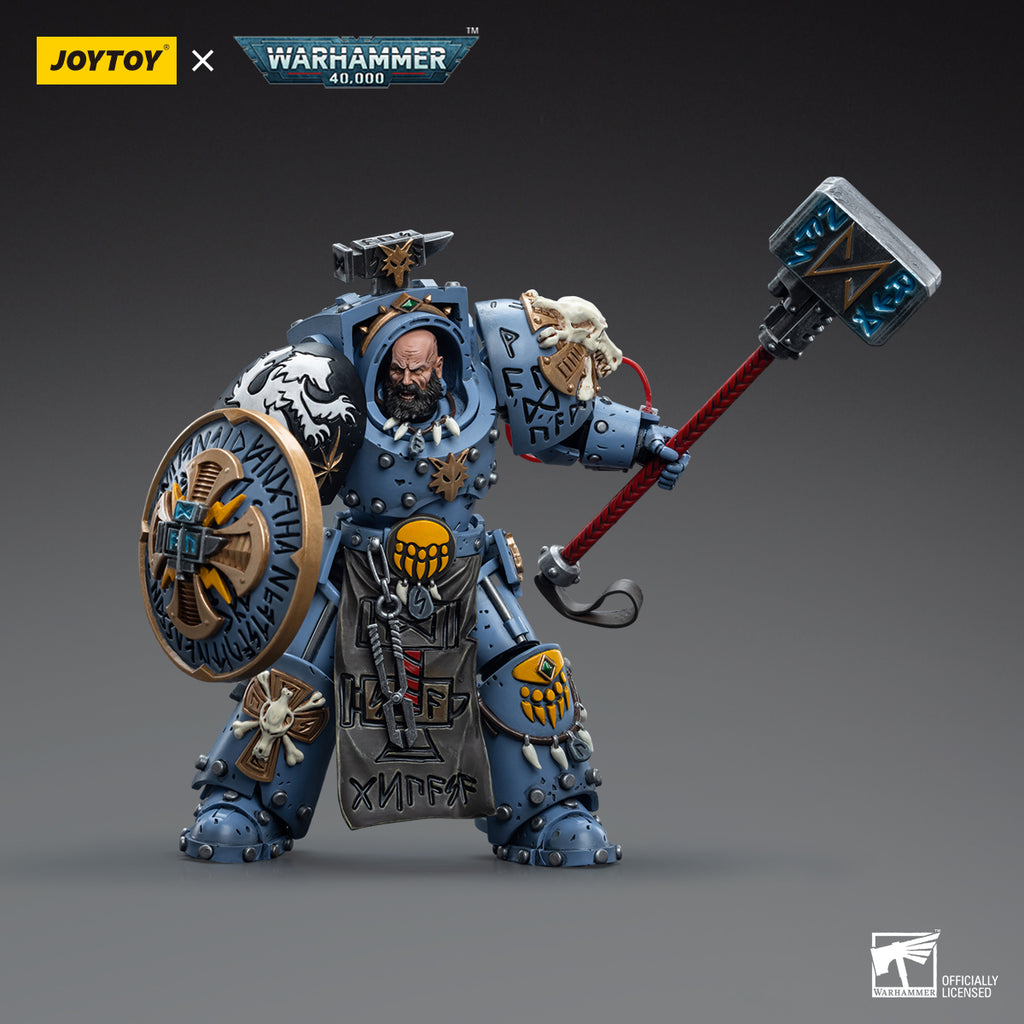 JoyToy 1/18 Warhammer 40K Space Wolves Arjac Rockfist – David Toys