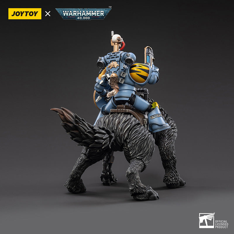 JoyToy 1/18 Warhammer 40K Space Wolves Thunderwolf Cavalry Frode ...
